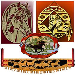 Fretwork Horses