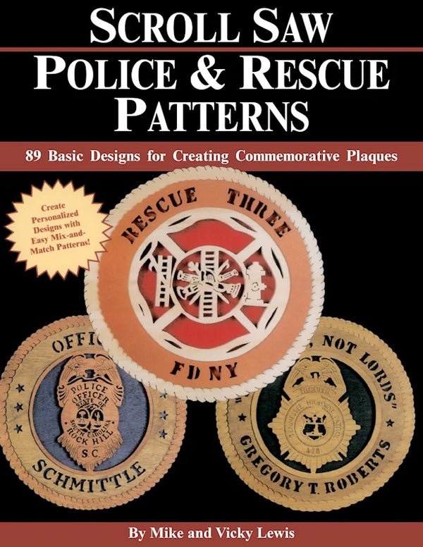 Scroll Saw Police & Rescue Patterns book | The Wooden Teddy Bear - The ...