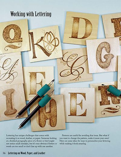 Lettering on Wood, Paper & Leather | Fretwork Scroll Saw Pattern ...