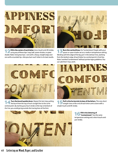 Lettering on Wood, Paper & Leather | Fretwork Scroll Saw Pattern ...