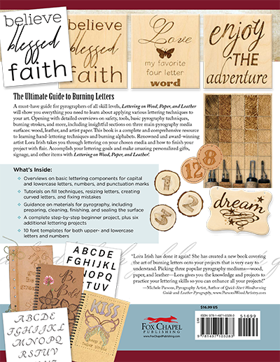 Lettering on Wood, Paper & Leather | Fretwork Scroll Saw Pattern ...