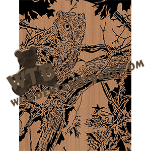 Owl #2 - Advanced | Fretwork Scroll Saw Pattern | Wooden Teddy Bear