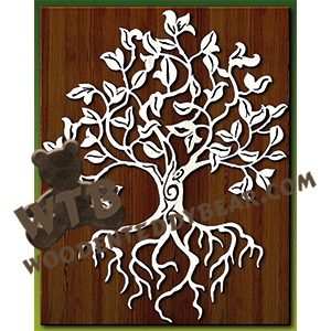 Tree of Life | Fretwork Scroll Saw Pattern | Wooden Teddy Bear - The ...