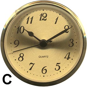 3 1/2" Clock Inserts | The Wooden Teddy Bear - The Wooden Teddy Bear, Inc