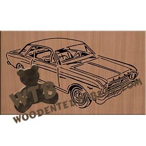 1966 Ford Falcon fretwork scroll saw pattern | The Wooden Teddy Bear ...