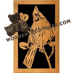 Cardinal Set Fretwork Scroll Saw Pattern | The Wooden Teddy Bear