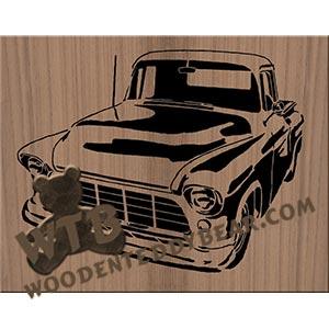 1955 Chevy Truck advanced fretwork scroll saw pattern | The Wooden ...