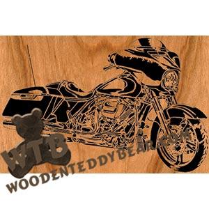 Motorcycle #1 | Advanced Fretwork Scroll Saw Pattern | Wooden Teddy Bear