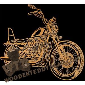 Motorcycle #2 | Advanced Fretwork Scroll Saw Pattern | Wooden Teddy Bear