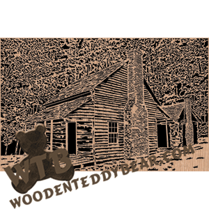 Cabin in the Woods - Advanced | Fretwork Scroll Saw Pattern | Wooden ...