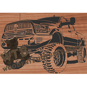 Off Road Truck - Dodge Ram - Advanced | Fretwork Scroll Saw Pattern ...
