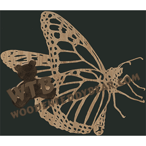 Butterfly Fretwork - Advanced | Fretwork Scroll Saw Pattern | Wooden ...