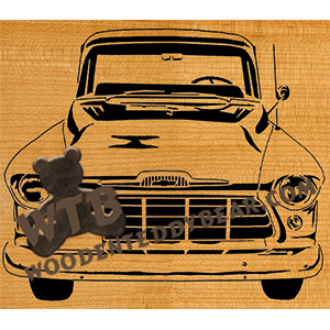 1956 Chevy Pickup Truck - Advanced | Fretwork Scroll Saw Pattern ...