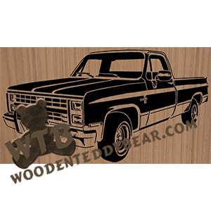 1985 Chevy Pickup Truck - Advanced | Fretwork Scroll Saw Pattern ...