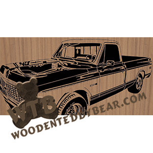 1971 Chevy Pickup Truck - Advanced | Fretwork Scroll Saw Pattern ...