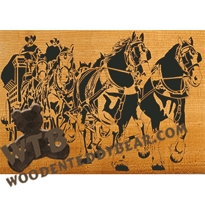 Stagecoach - Advanced | Fretwork Scroll Saw Pattern | Wooden Teddy Bear ...