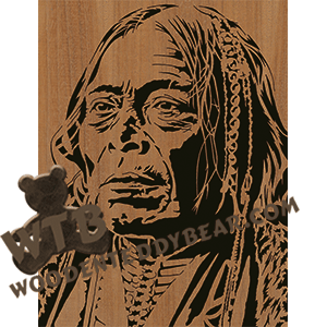 Native American From Tonkwa Tribe - Advanced | Fretwork Scroll Saw ...