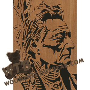 Native American #17 - Advanced | Fretwork Scroll Saw Pattern | Wooden ...