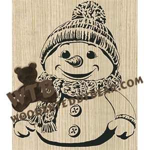 Snowman | Fretwork Scroll Saw Pattern | Wooden Teddy Bear - The Wooden ...