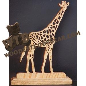 Giraffe scroll saw pattern | The Wooden Teddy Bear - The Wooden Teddy ...