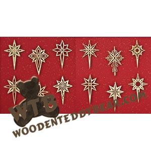 Heavenly Star Ornaments Set 2 | Fretwork Scroll Saw Pattern - The ...
