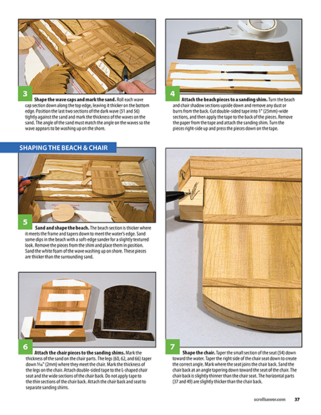 Seaside Intarsia Projects | Fretwork Scroll Saw Pattern | Wooden Teddy ...