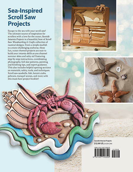 Seaside Intarsia Projects | Fretwork Scroll Saw Pattern | Wooden Teddy ...