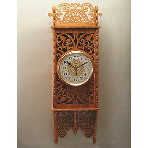 Victorian Wall Clock | Fretwork Scroll Saw Pattern | Wooden Teddy Bear ...