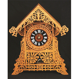 Naperville Clock | Fretwork Scroll Saw Pattern | Wooden Teddy Bear ...