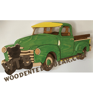 Chevy Pickup | Fretwork Scroll Saw Pattern | Wooden Teddy Bear - The ...