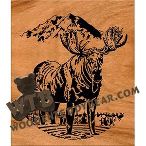Moose fretwork scroll saw pattern | The Wooden Teddy Bear - The Wooden ...