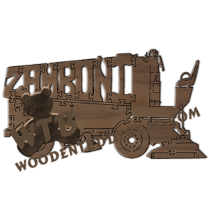 Zamboni | Fretwork Scroll Saw Pattern | Wooden Teddy Bear - The Wooden ...
