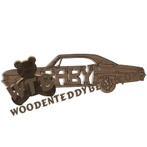 Baby (1967 Chevy Impala) | Fretwork Scroll Saw Pattern | Wooden Teddy ...