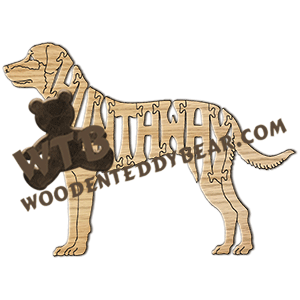 Huntaway (New Zealand) | Fretwork Scroll Saw Pattern | Wooden Teddy ...