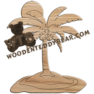Palm Tree ** | Fretwork Scroll Saw Pattern | Wooden Teddy Bear - The ...