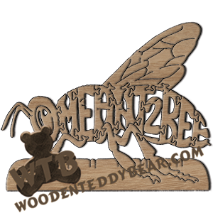 Animals - Meant 2 BEE | Fretwork Scroll Saw Pattern | Wooden Teddy Bear
