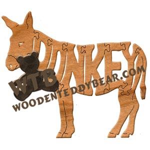 Animals Donkey fretwork scroll saw pattern | The Wooden Teddy Bear ...
