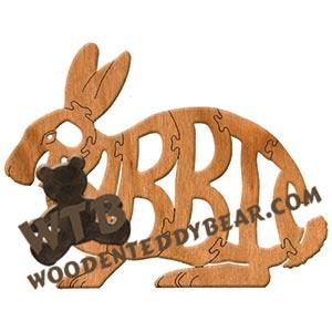 Animals Rabbit fretwork scroll saw pattern | The Wooden Teddy Bear ...