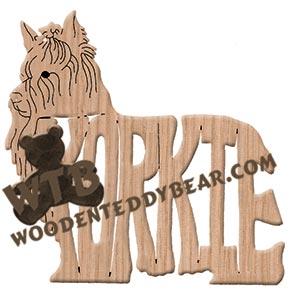 Ornament Yorkie Yorkshire Terrier fretwork scroll saw patterns | The ...
