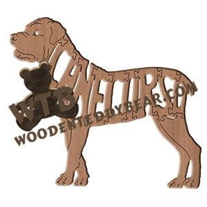 Dogs Cane Corso fretwork scroll saw pattern | The Wooden Teddy Bear