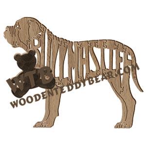 Dogs Bull Mastiff fretwork scroll saw pattern | The Wooden Teddy Bear ...