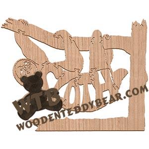 Animals Sloth fretwork scroll saw pattern | The Wooden Teddy Bear - The ...