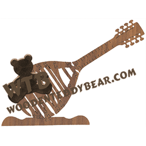 Mandolin | Fretwork Scroll Saw Pattern | Wooden Teddy Bear - The Wooden ...