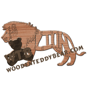 Lion - detailed | Fretwork Scroll Saw Pattern | Wooden Teddy Bear - The ...