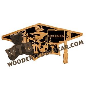 Graduation Plaque fretwork scroll saw pattern |The Wooden Teddy Bear