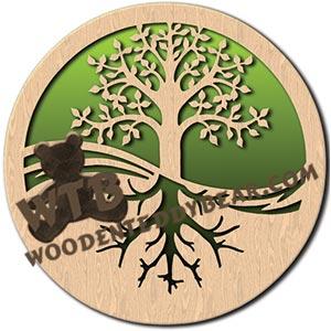 Yin Yang Tree fretwork scroll saw pattern |The Wooden Teddy Bear - The ...