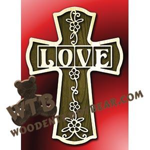 Love Cross fretwork scroll saw pattern | The Wooden Teddy Bear - The ...