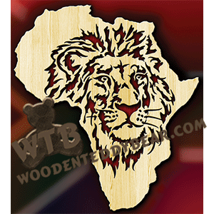 African Lion | Fretwork Scroll Saw Pattern | Wooden Teddy Bear - The ...