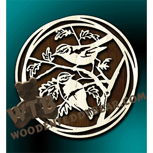 Triple Ring Framed Birds | Fretwork Scroll Saw Pattern | Wooden Teddy Bear - The Wooden Teddy ...