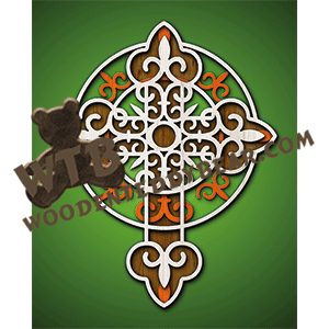 Multi-Layered Cross #2 | Fretwork Scroll Saw Pattern | Wooden Teddy ...